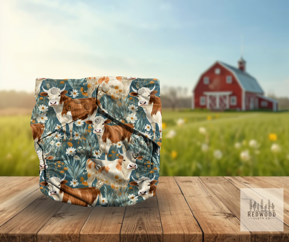 Spring on the Farm Collection *PREORDER*B6G1*Moo Meadow – Redwood Cloth ...